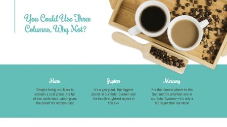 Hot Coffee Shop Google Slides Theme and PowerPoint Template