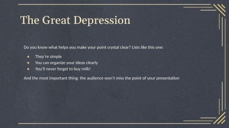 Great Depression and New Deal - History - 11th Grade