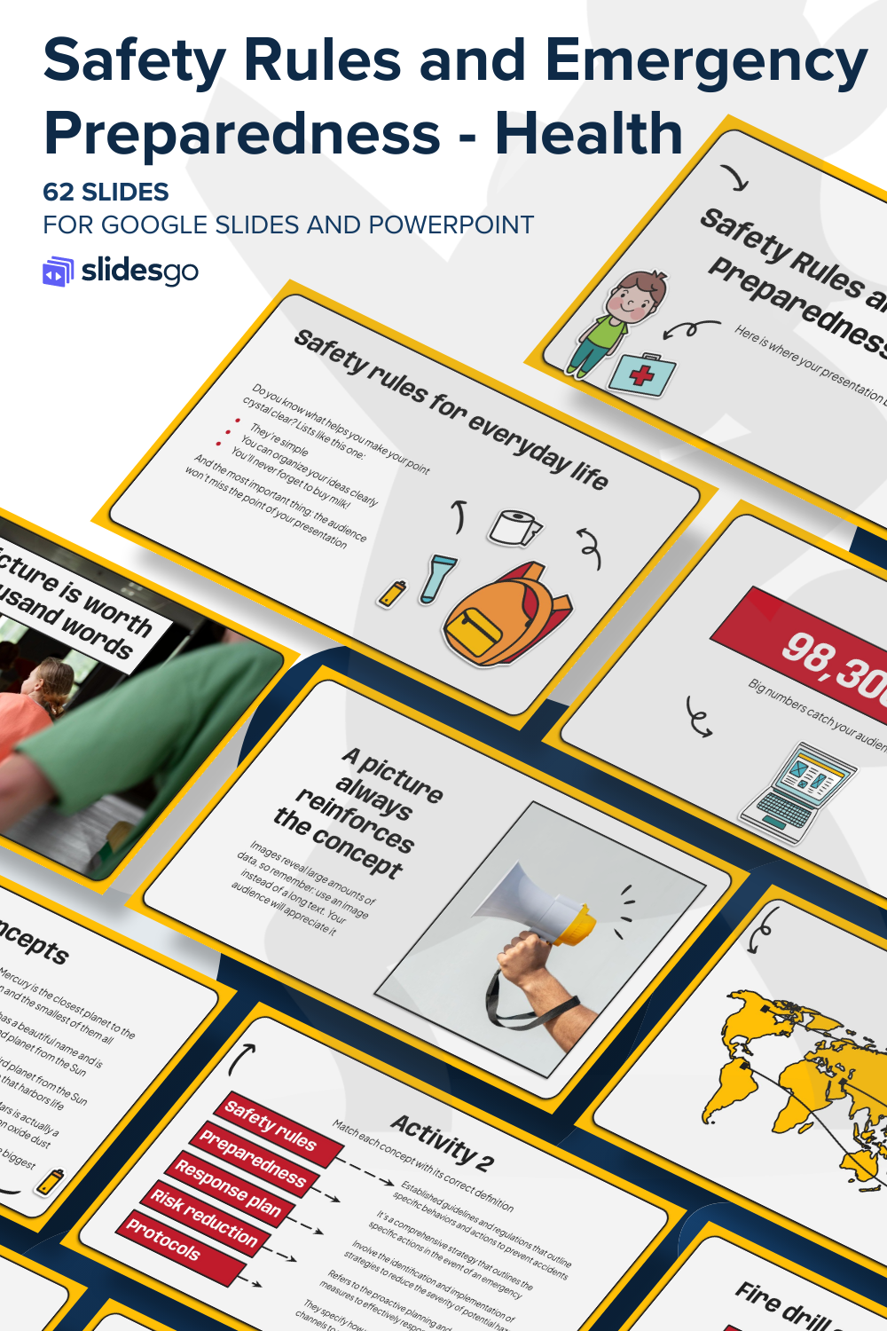 Safety Rules and Emergency Preparedness | Google Slides