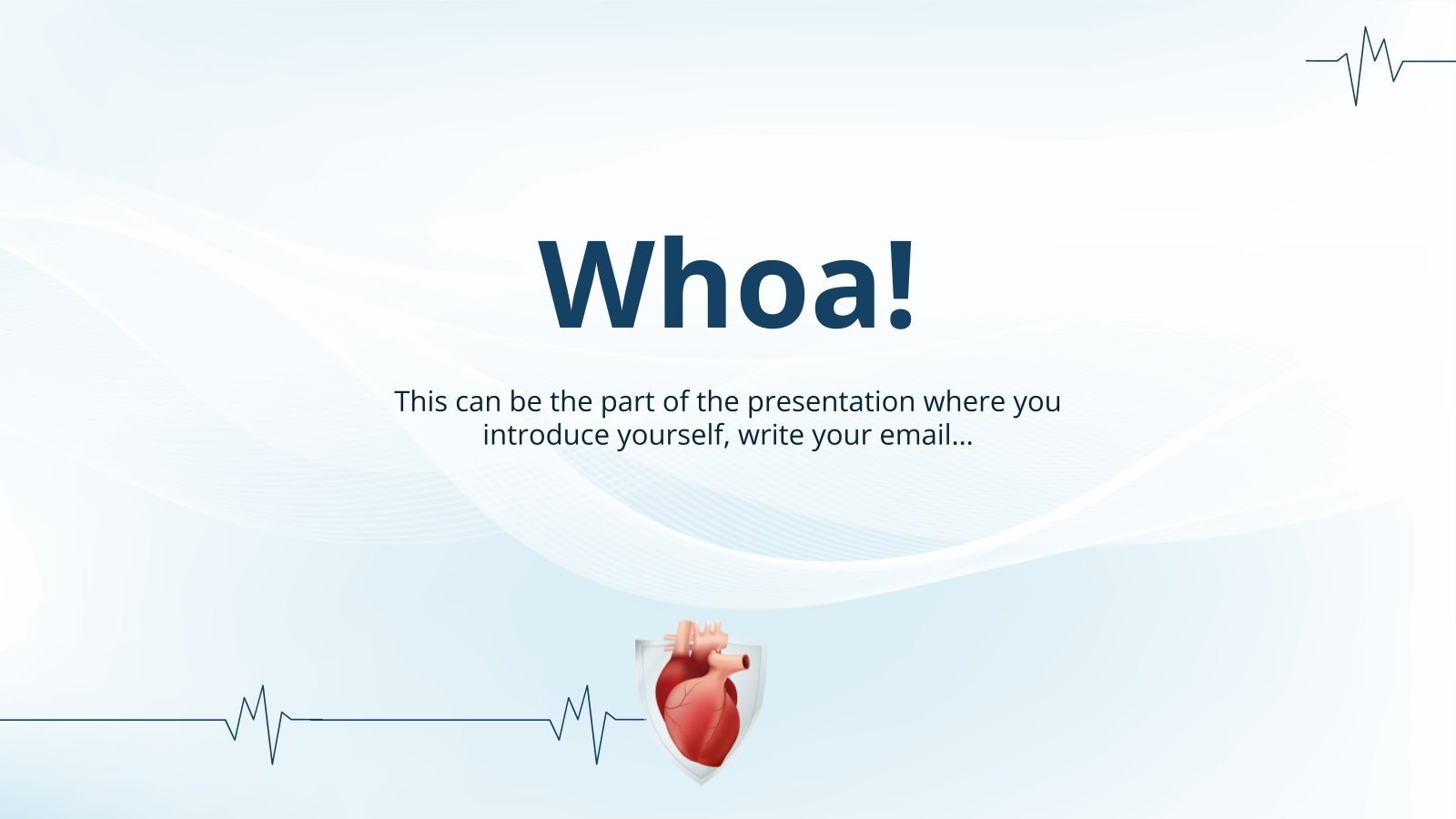 Présentation Thème de fréquence cardiaque pour la médecine