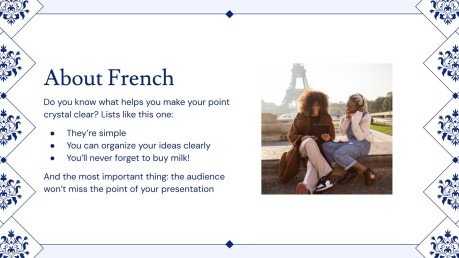French Culture and Civilization - Bachelor of Arts in French