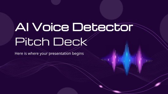 AI 음성 감지기 피치덱 프레젠테이션