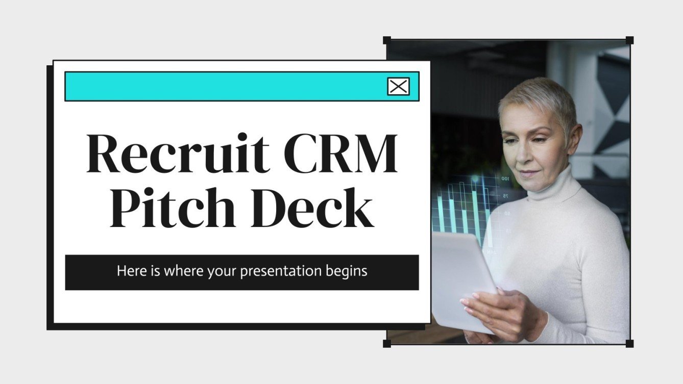 Recruit CRM Pitch Deck Presentation