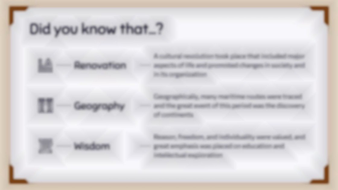 A Journey to the Renaissance | Google Slides & PPT