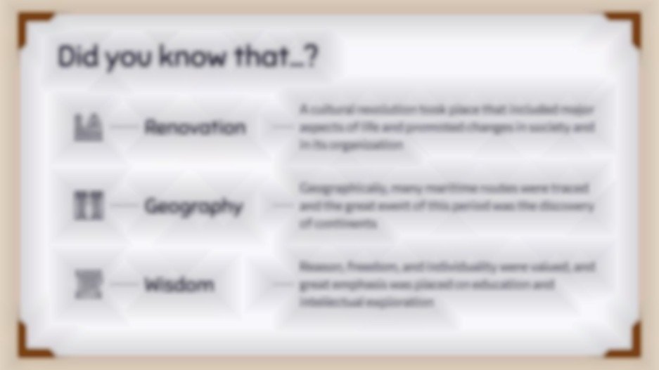 A Journey to the Renaissance | Google Slides & PPT