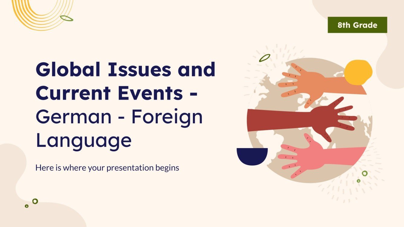 Global Issues and Current Events - German | Google Slides