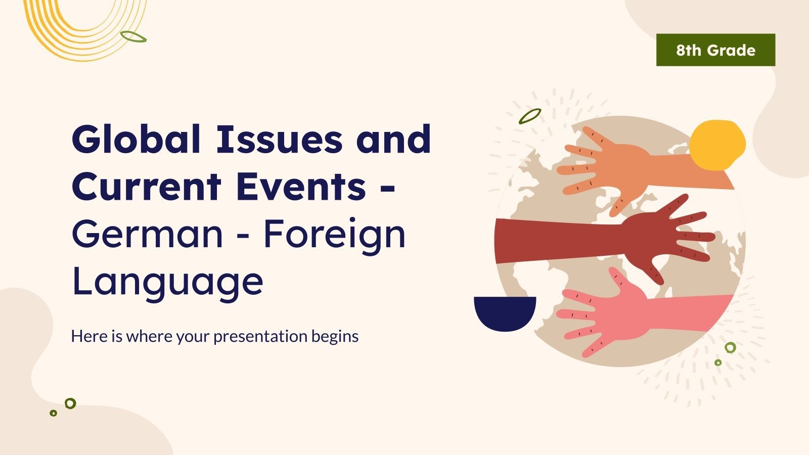 Global Issues and Current Events - German | Google Slides