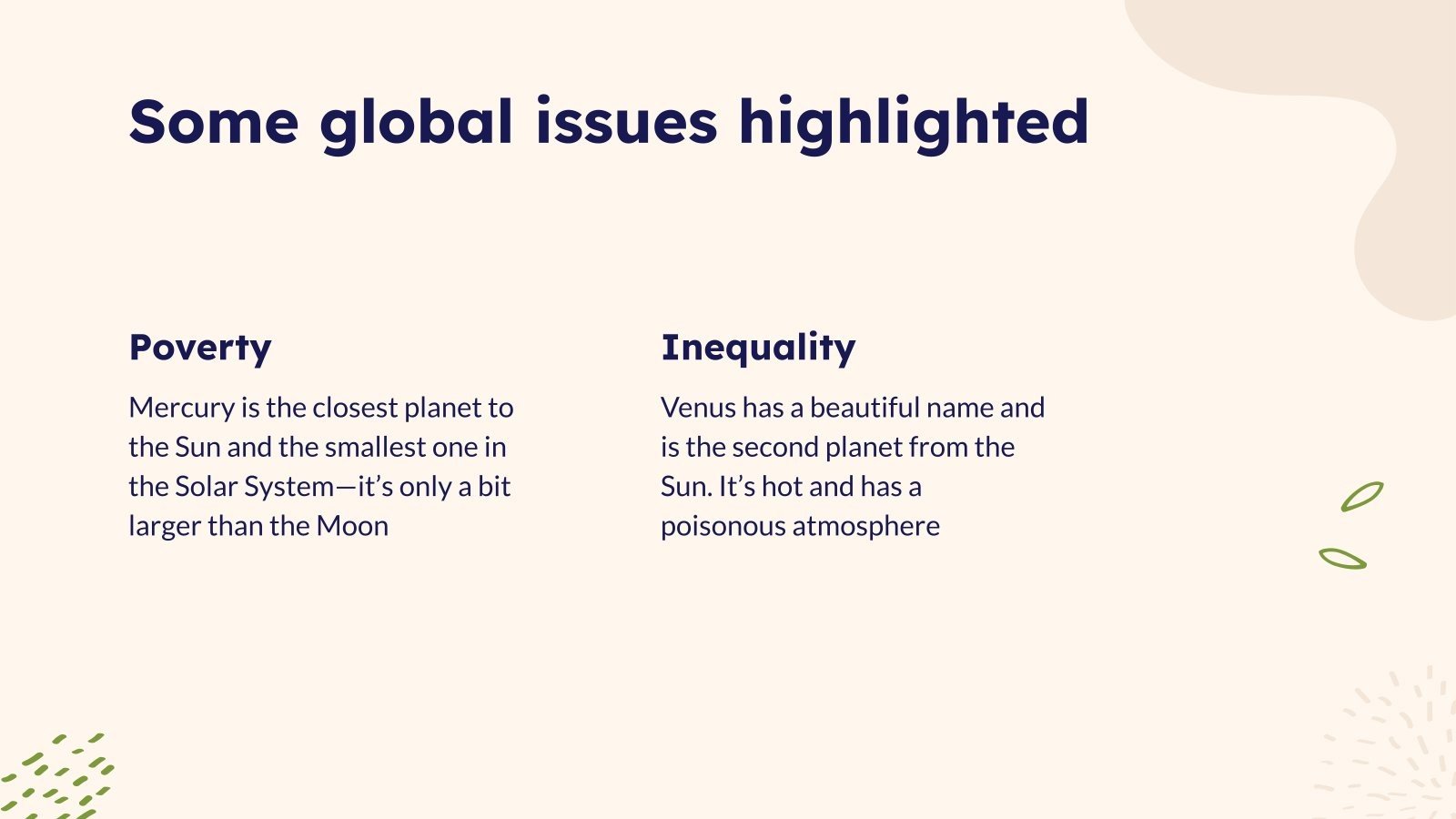 Global Issues and Current Events - German | Google Slides