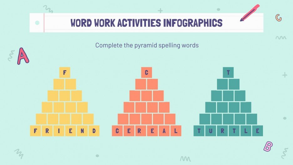 Word Work Activities Infographics | Google Slides & PPT template