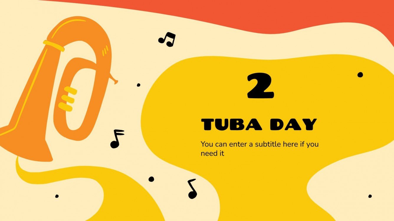 Tuba Day! | Template for Google Slides & PowerPoint