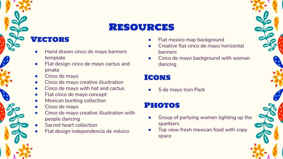 Cinco de Mayo | Template for Google Slides & PowerPoint