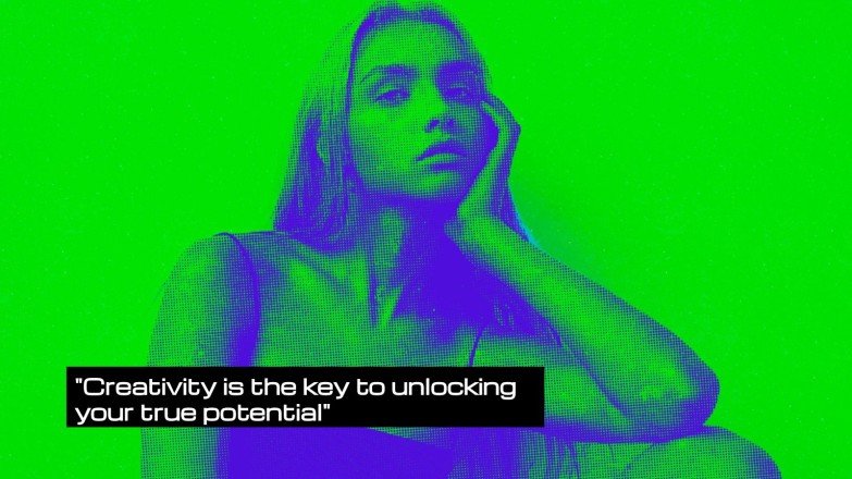 Halftone Effect Portfolio Presentation