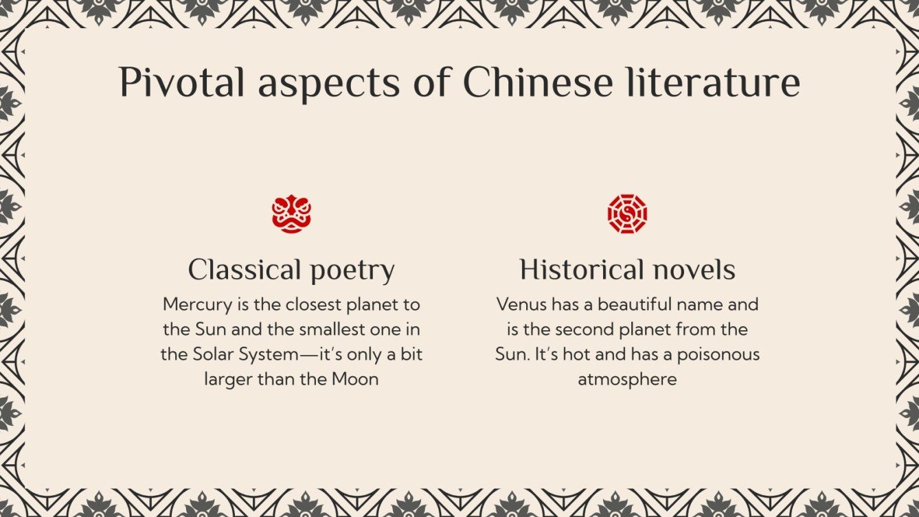 Topics in Chinese Culture and Society | Google Slides & PPT
