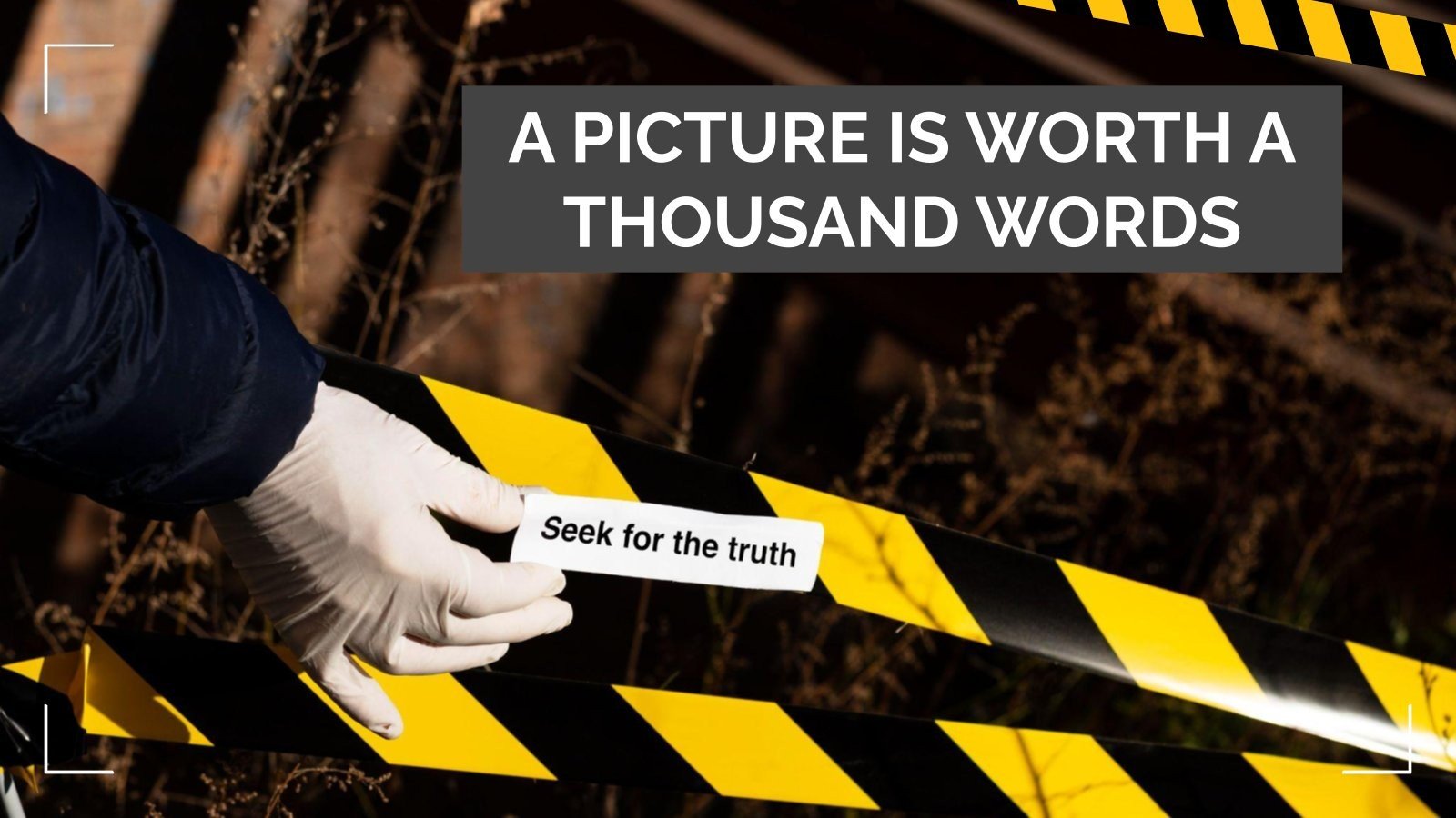 Tema de la escena del crimen | Google Slides y PowerPoint