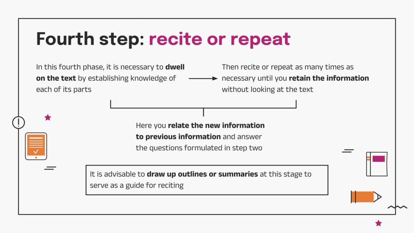 SQ3R Study Method | Google Slides & PowerPoint