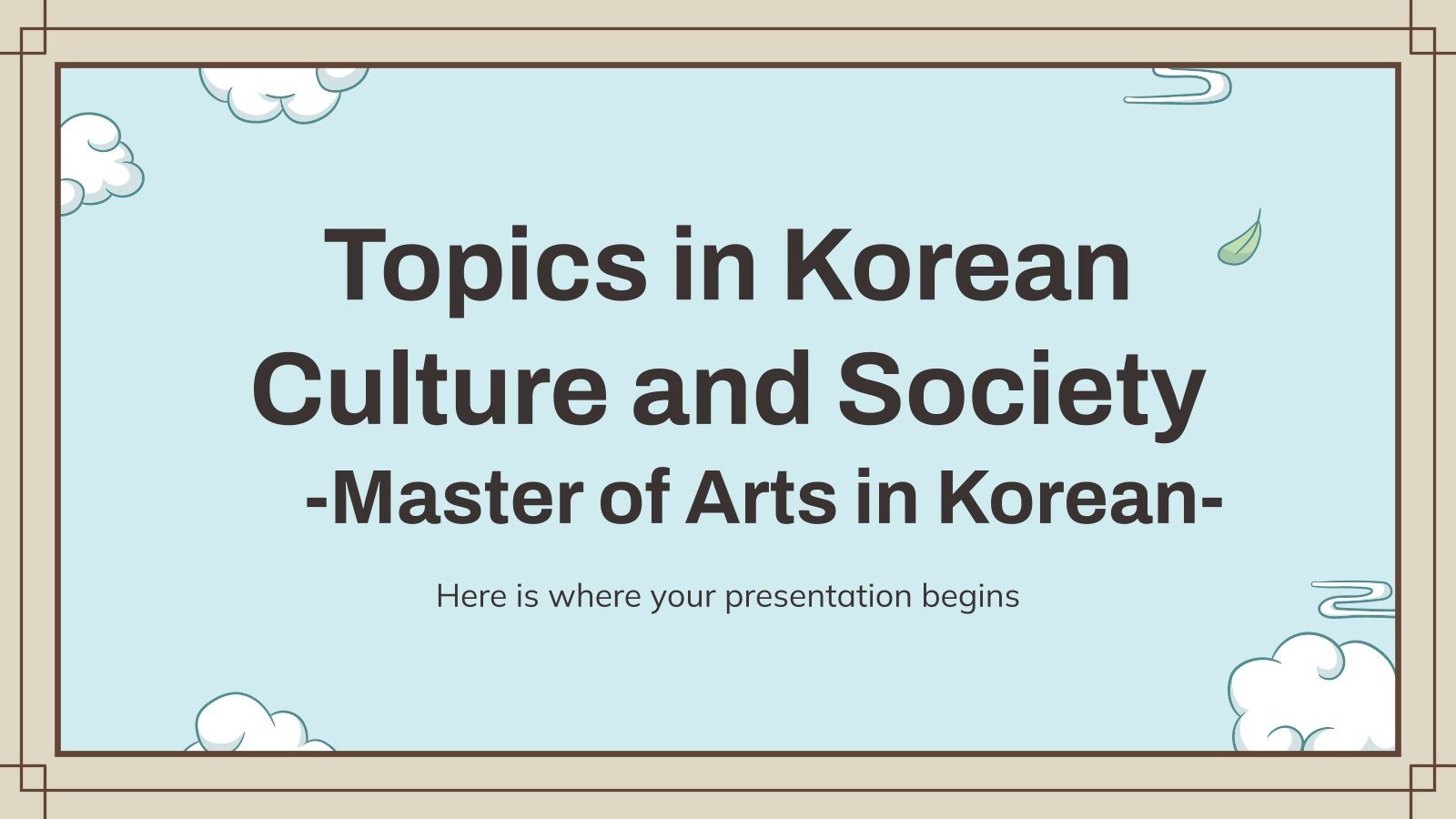 Free society-related templates for Google Slides and PPT