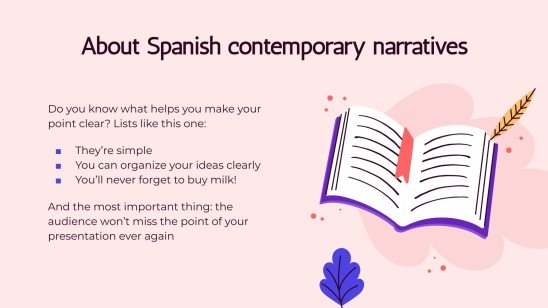 Historical and Contemporary Narratives - Spanish