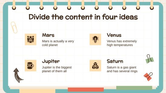 Creative Grid Notebook | Google Slides & PPT