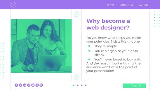 Dia do Web Designer | Modelo Google Slides e PowerPoint