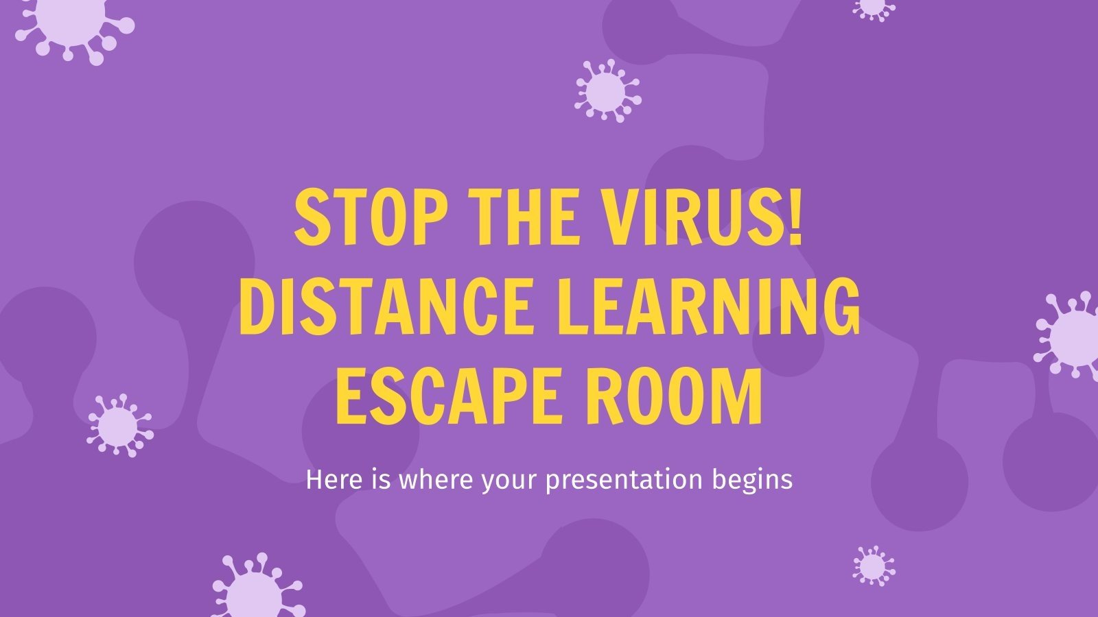 Free templates about virus for Google Slides and PowerPoint