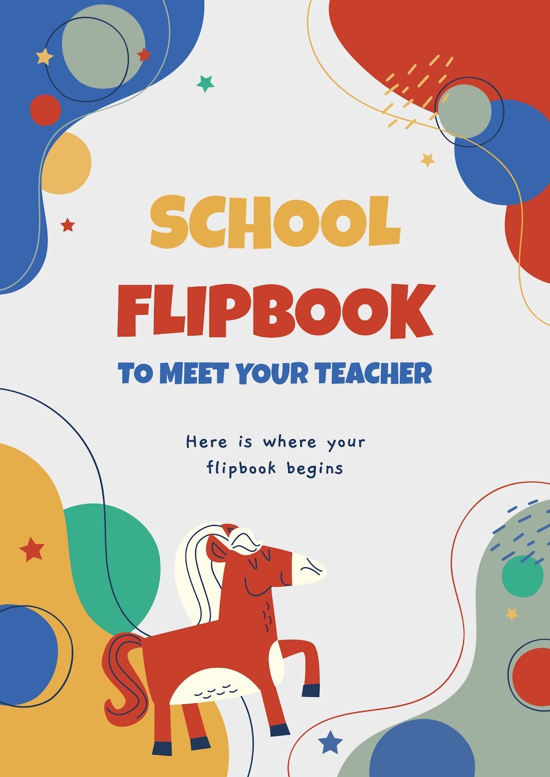 School Flipbook to Meet Your Teacher | Google Slides & PPT