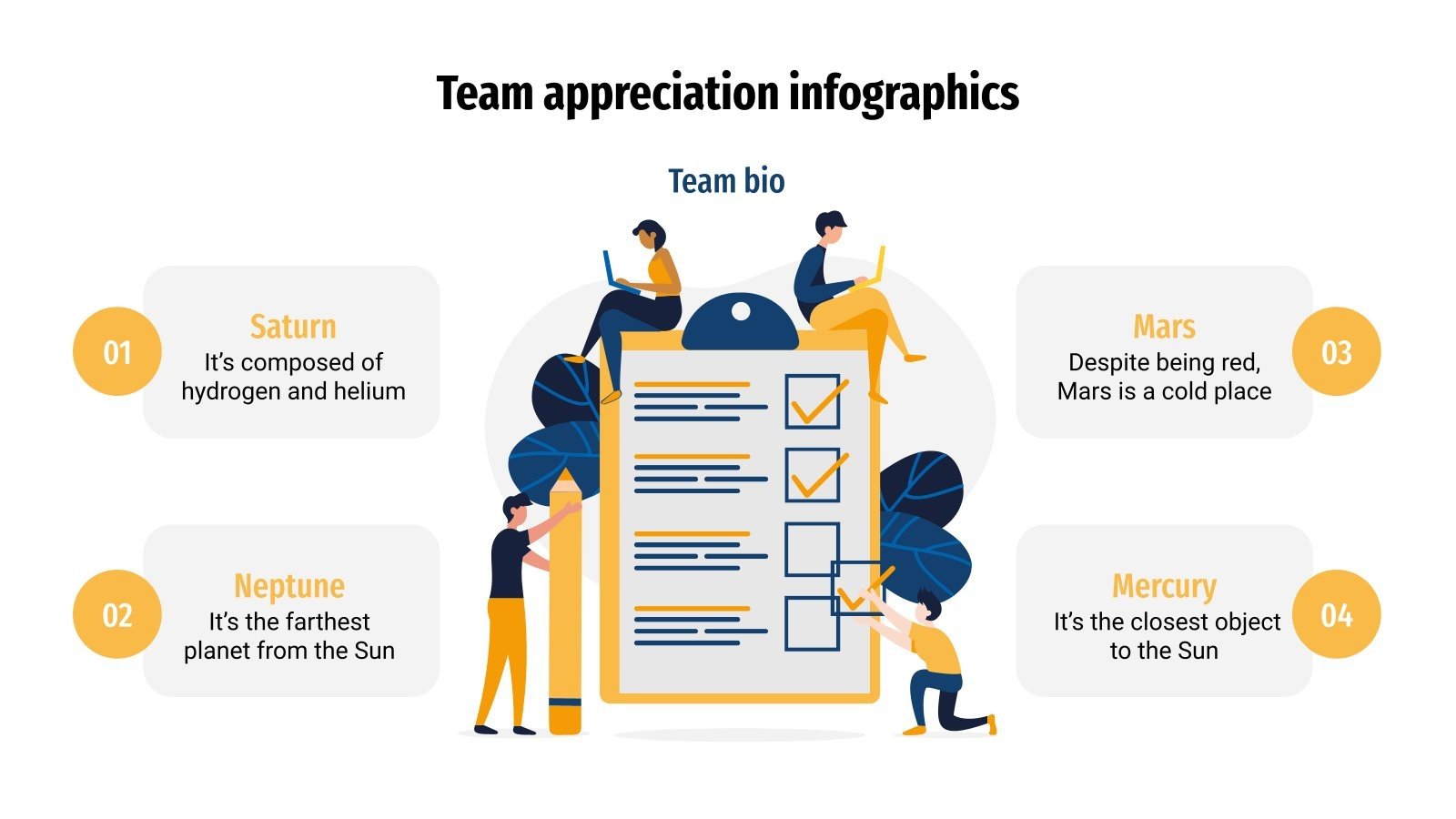 Team Appreciation Infographics | Google Slides and PPT