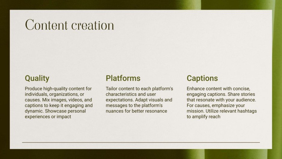 Fancy Fonts Style Social Media Strategy Presentation