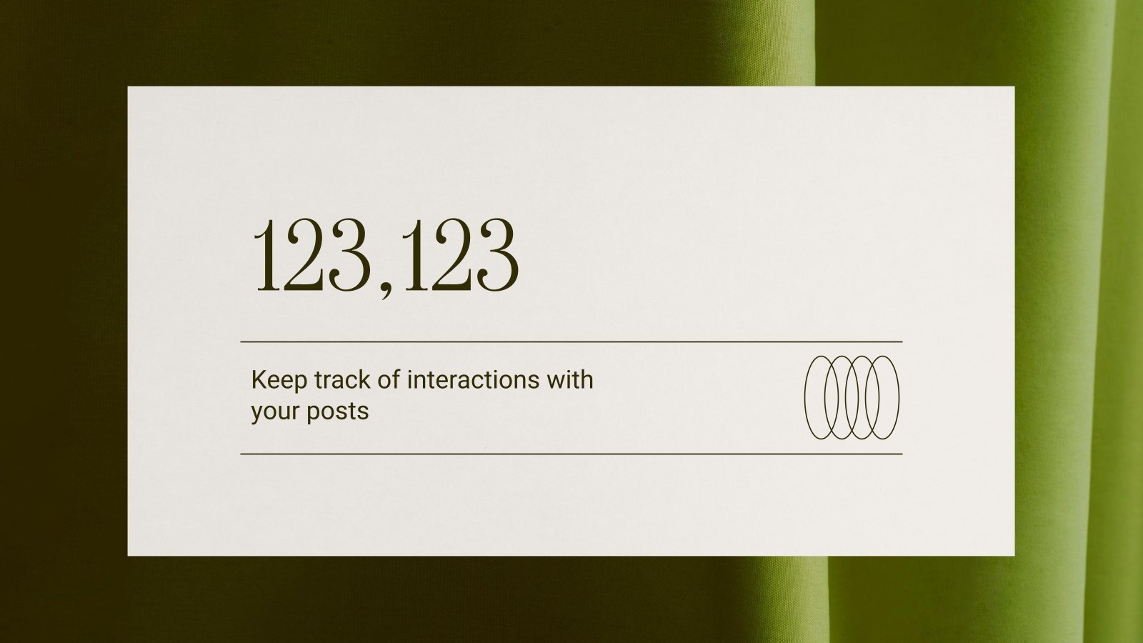 Fancy Fonts Style Social Media Strategy Presentation