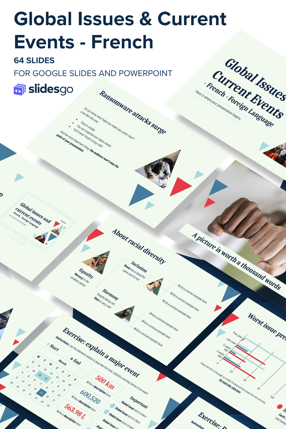 Global Issues and Current Events - French - 8th Grade