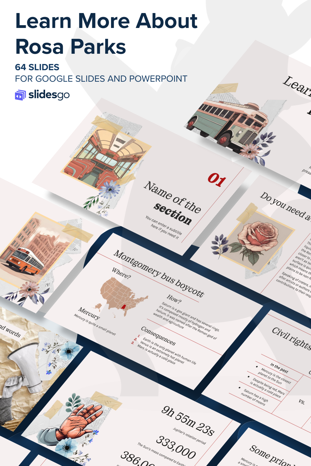Learn More About Rosa Parks | Google Slides & PowerPoint
