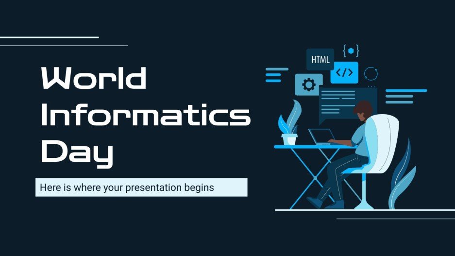 Plantillas gratuitas de Google Slides y PPT sobre informática