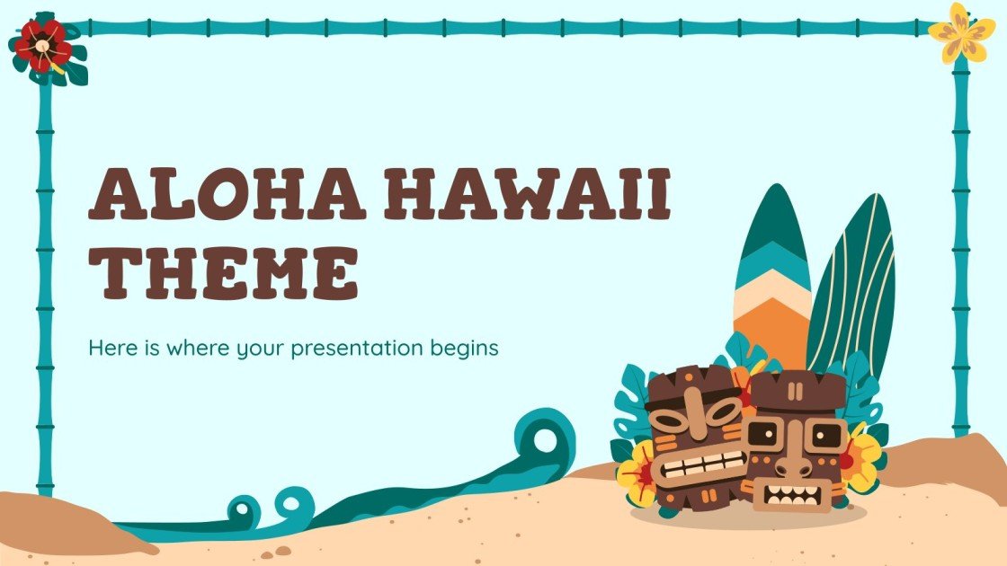 Aloha Hawaii Theme | Google Slides & PPT