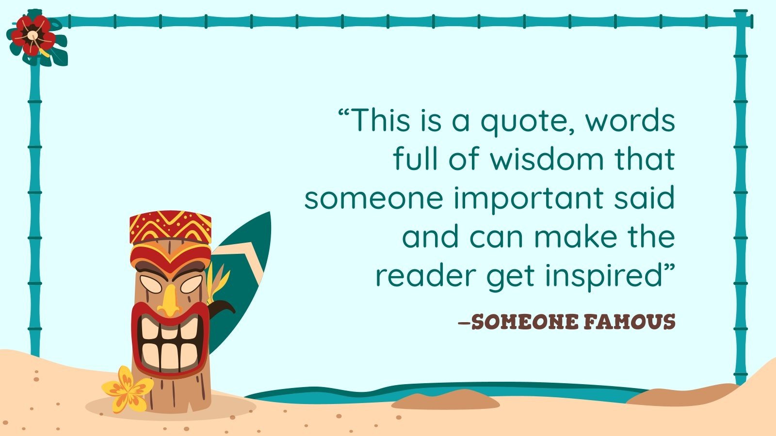 Tema aloha, Hawái | Google Slides y PowerPoint