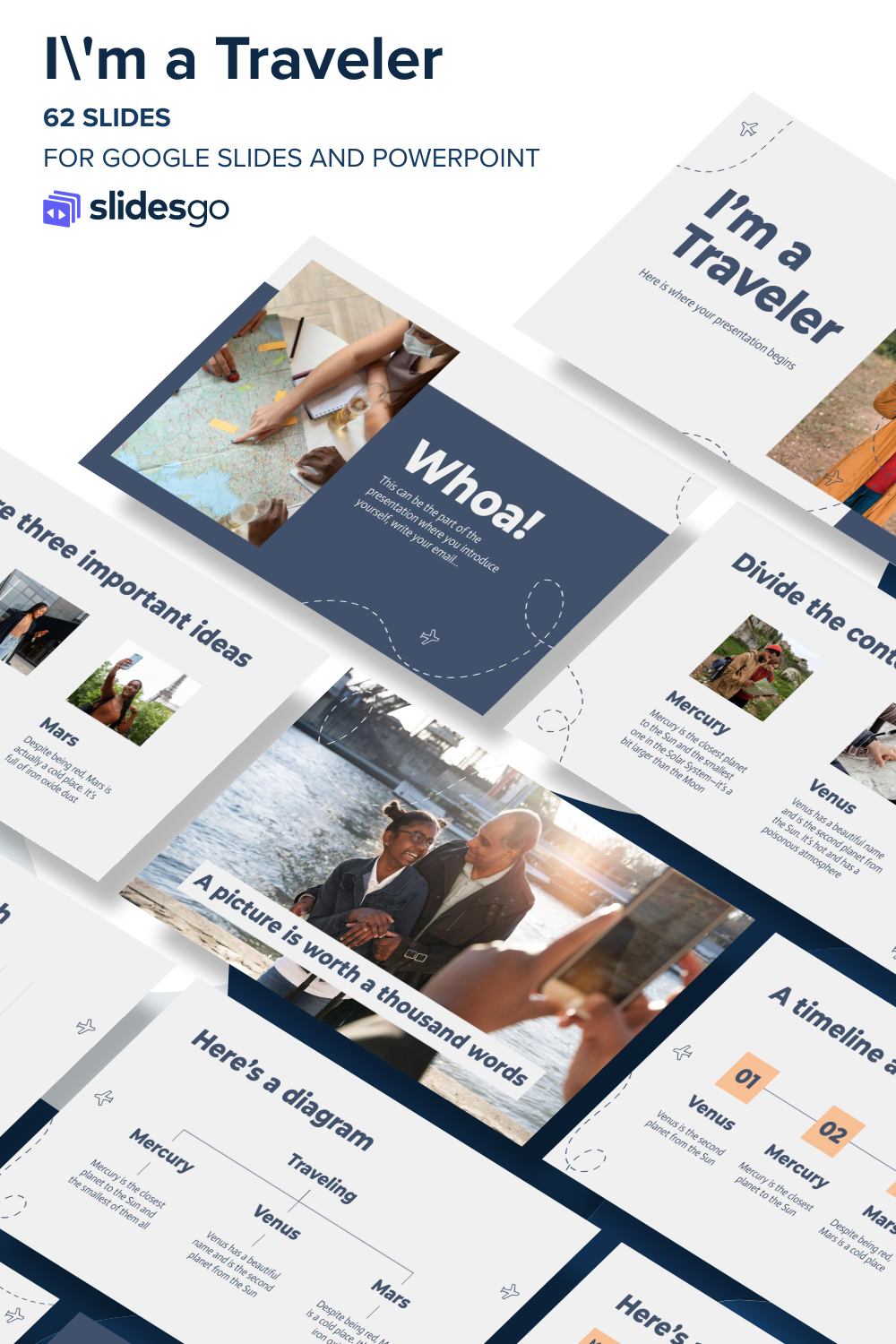 I'm a Traveler | Google Slides & PowerPoint template