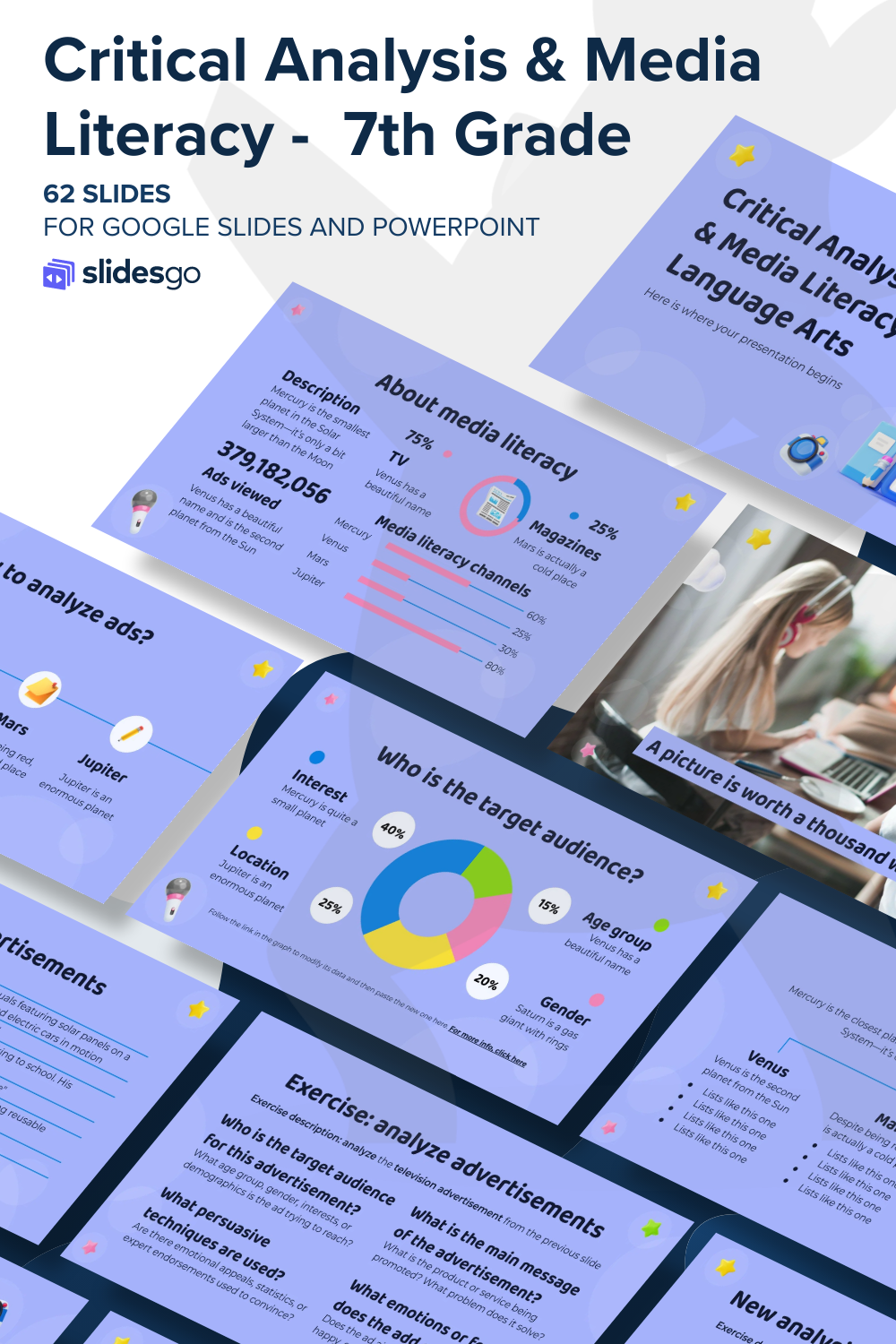 Critical Analysis and Media Literacy | Google Slides & PPT