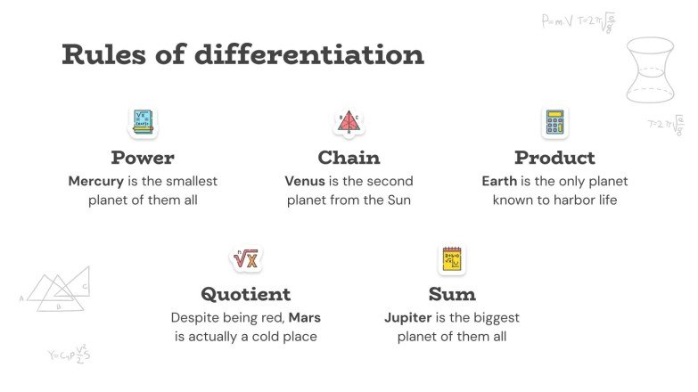Advanced Calculus - Math - 12th Grade | Google Slides