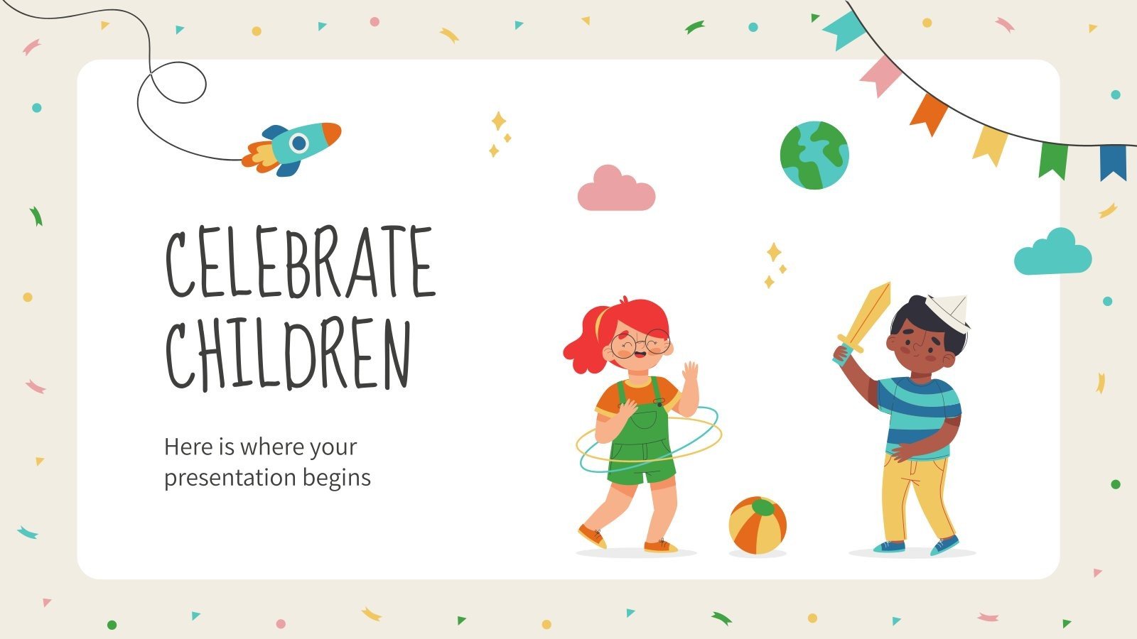 Celebrate Children | Google Slides & PowerPoint template