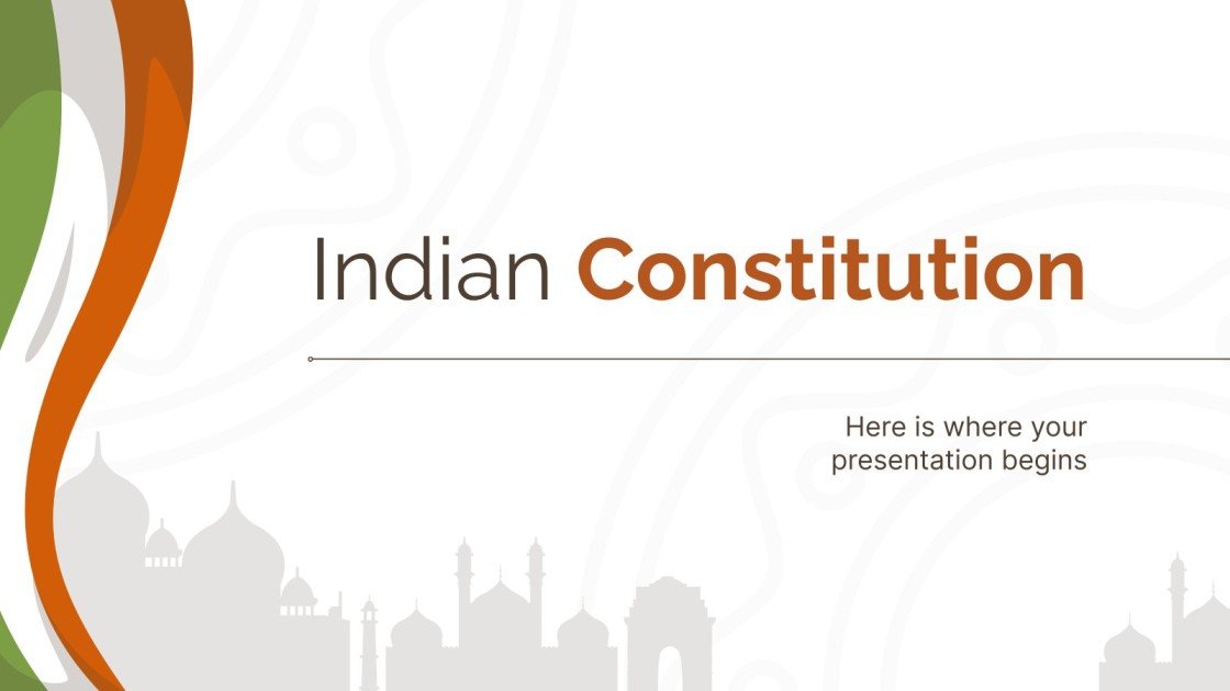 Indian Constitution | Google Slides & PowerPoint