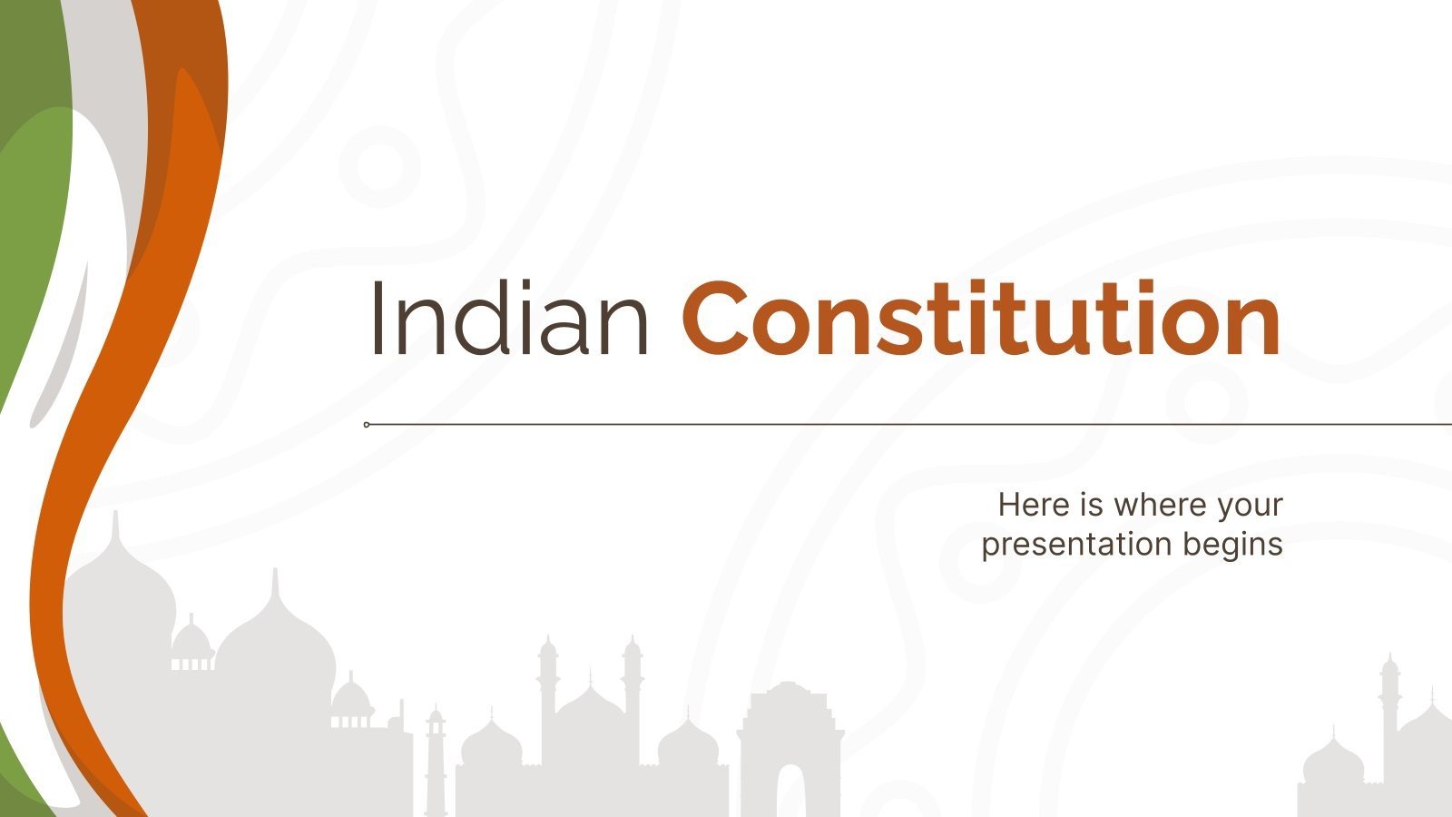 Indian Constitution | Google Slides & PowerPoint