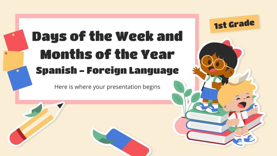 Days of the Week and Months of the Year - Spanish