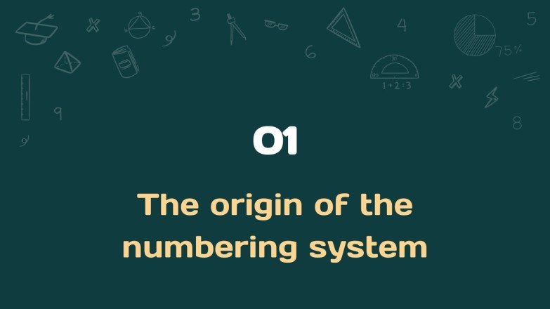 Discovering the Origin of the Numbering System