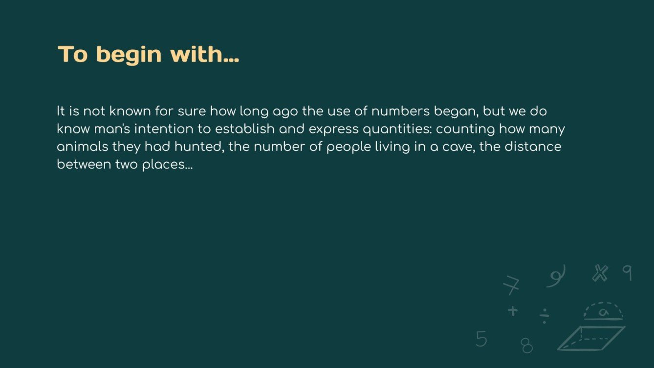 Discovering the Origin of the Numbering System