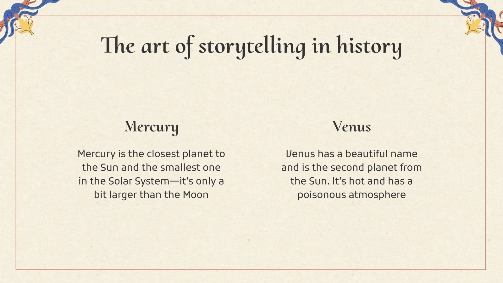 Historical Events and Narratives - Spanish - 9th Grade