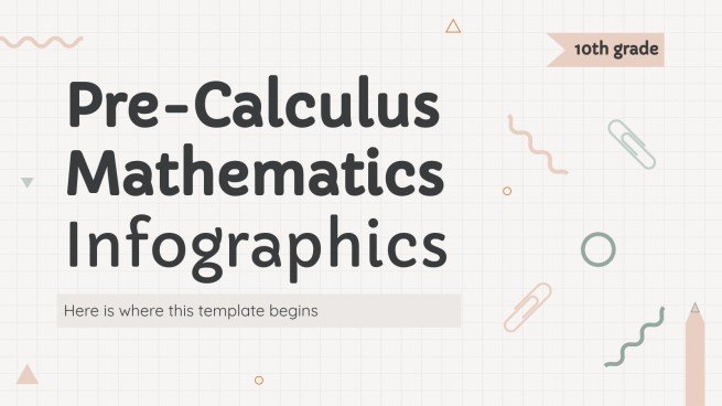 Infographies Pré-calcul - Mathématiques pour le lycée