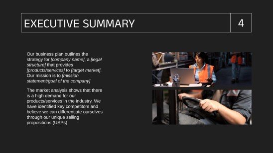 Import Export Business Plan Presentation