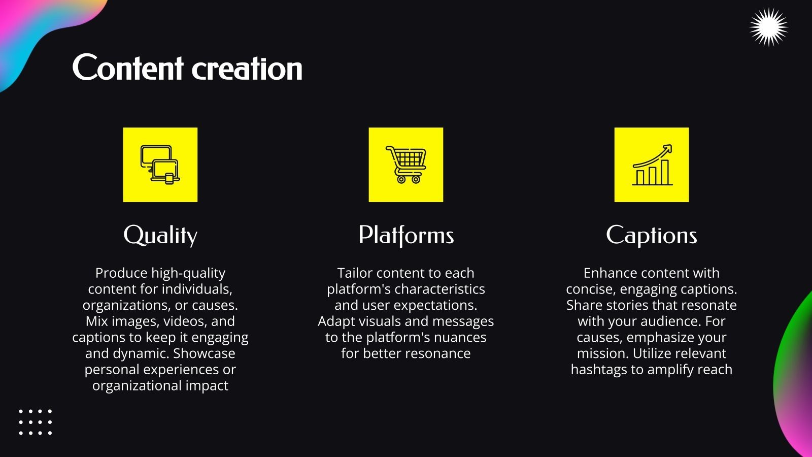 Deep Gradient Social Media Strategy Presentation