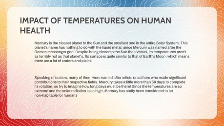 Temperature Effects on Health Presentation