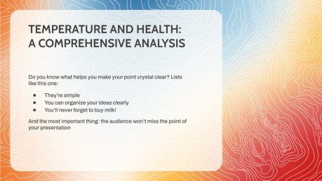 Temperature Effects on Health Presentation