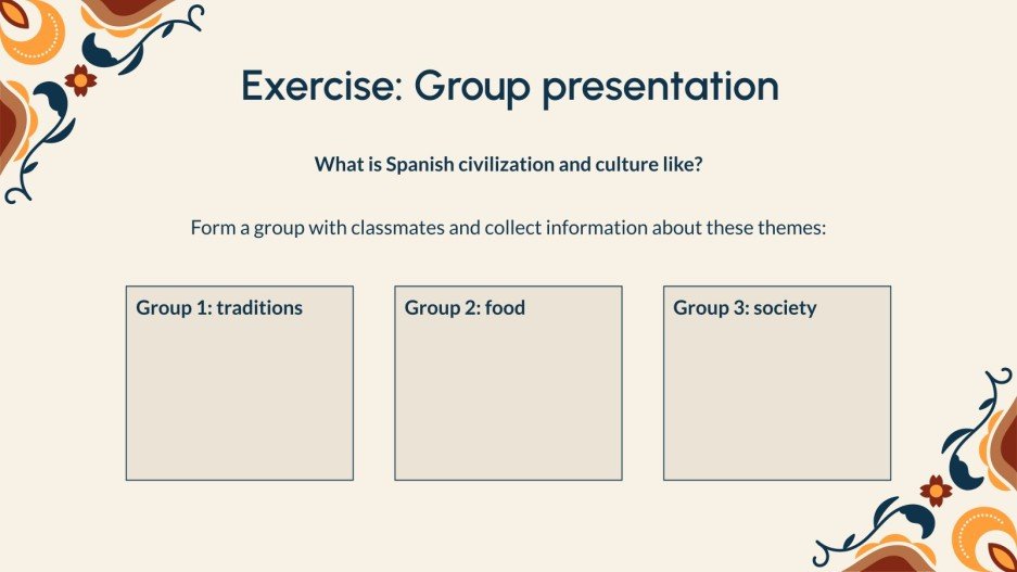 Spanish Culture and Civilization | Google Slides & PPT