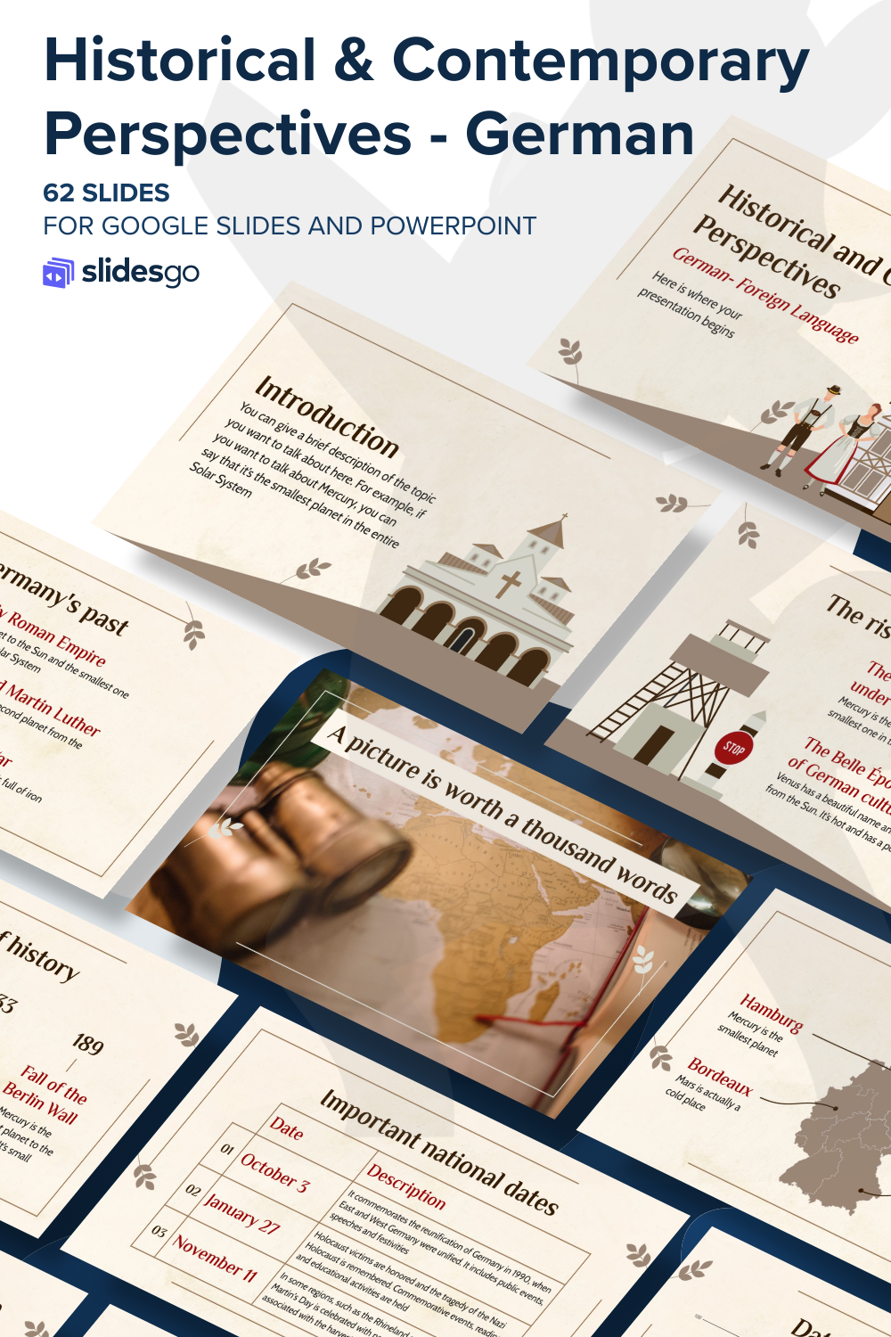 Historical and Contemporary Perspectives - German